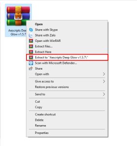 Aescripts Deep Glow v1.5.7 (Windows) – Plugin cho After Effects – Thien Minh